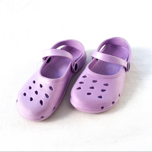 CROCS | Shoes | Lavender Purple Mary Jane Imitation Crocs | Poshmark